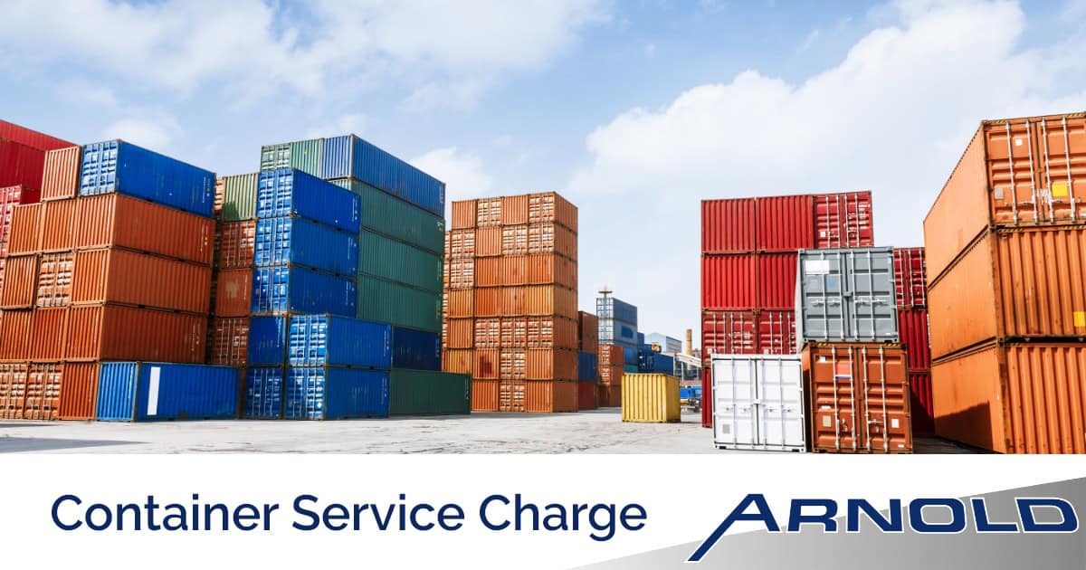 Container Service Charge (CSC) ️ Funktion & Herausforderungen